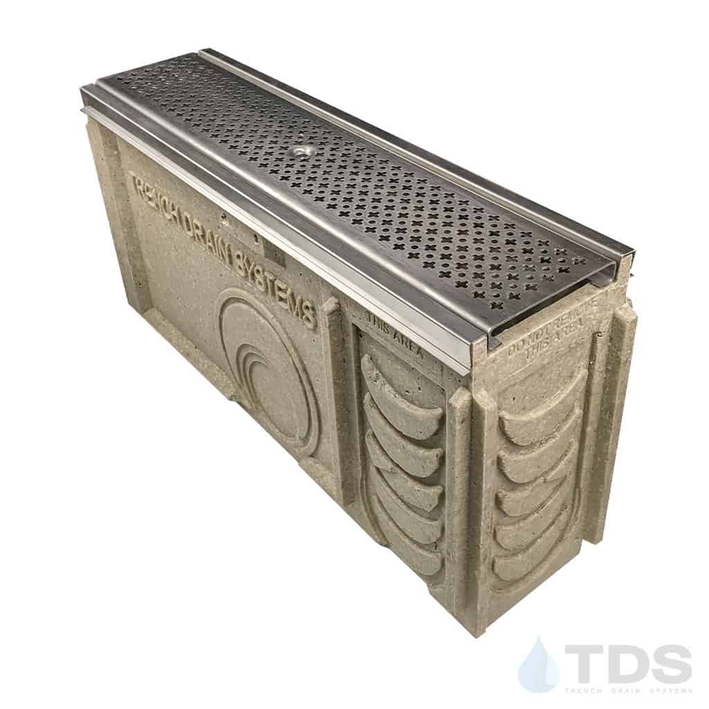 TP0650S (Shallow) Catch Basin Kit w/ DG0630H & Stainless Edge for POLY ...