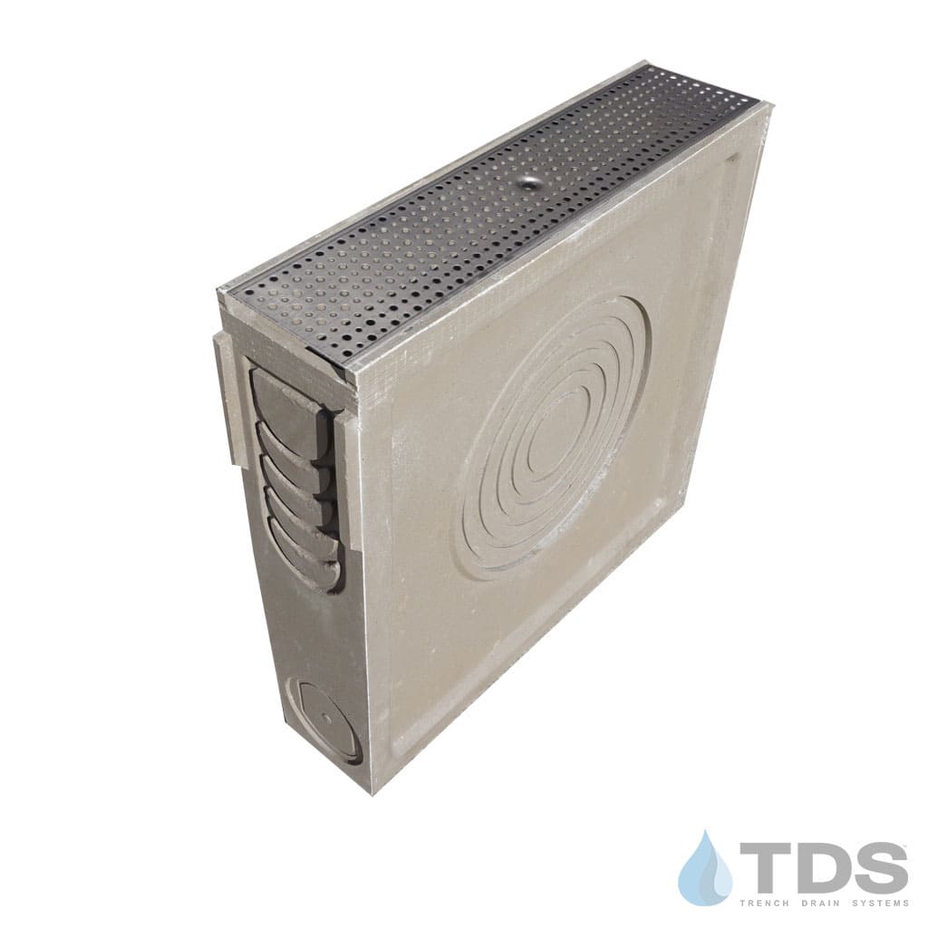 POLYCAST® DP0650 Inline Catch Basin w/DG0632H Stainless Foam Grate ...