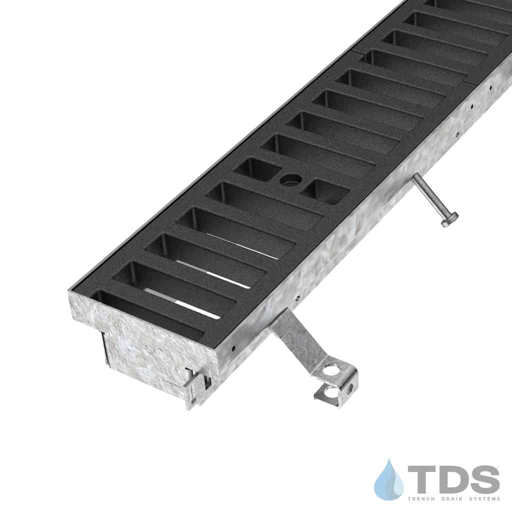 Trench•Era™ FF Series Drain System w/DG3041D 8" Wide Class F Grate - H ...