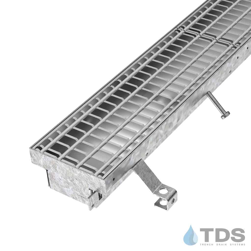 Trench Era FF Series Drain System w/DG3048R 8" Wide Class C Grate - Ga ...