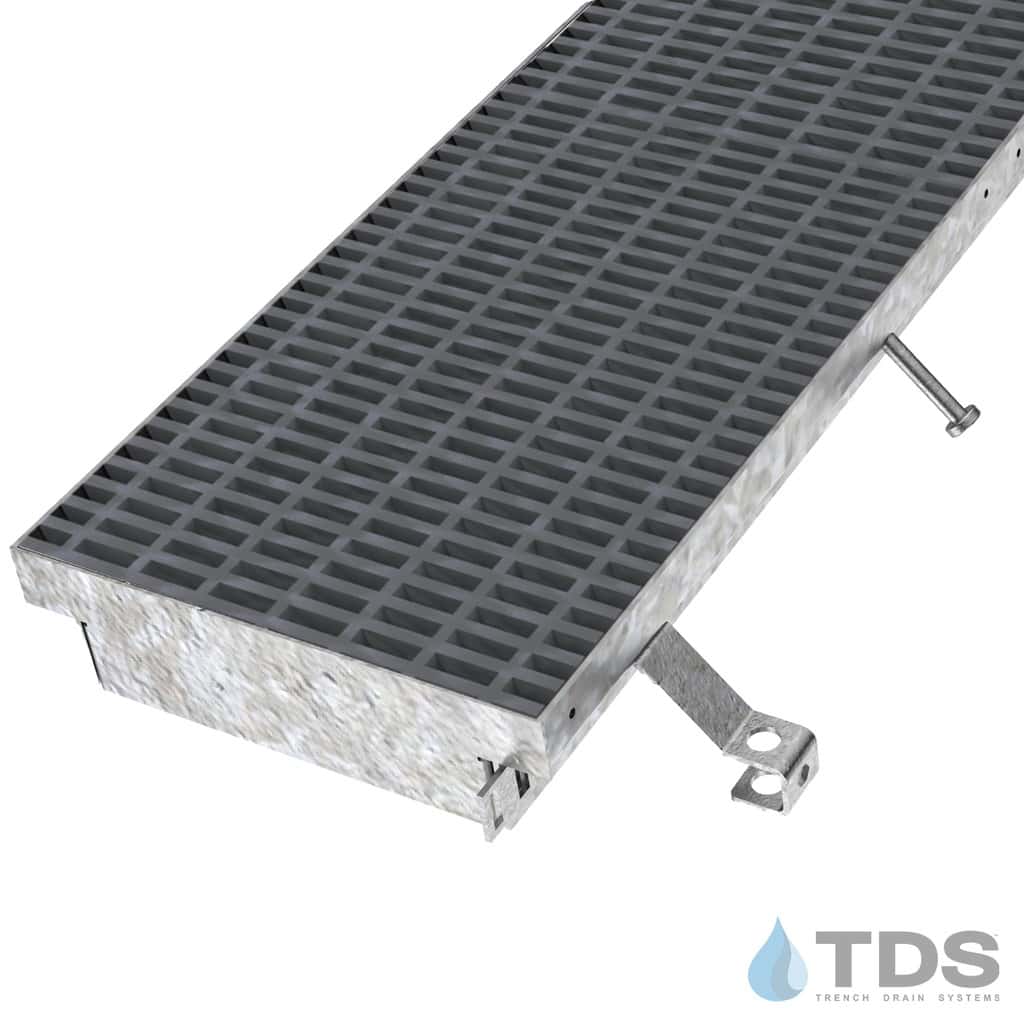 Trench•Era™ FF Series Drain System w/FG1244 14" Wide Class C Grate - H ...
