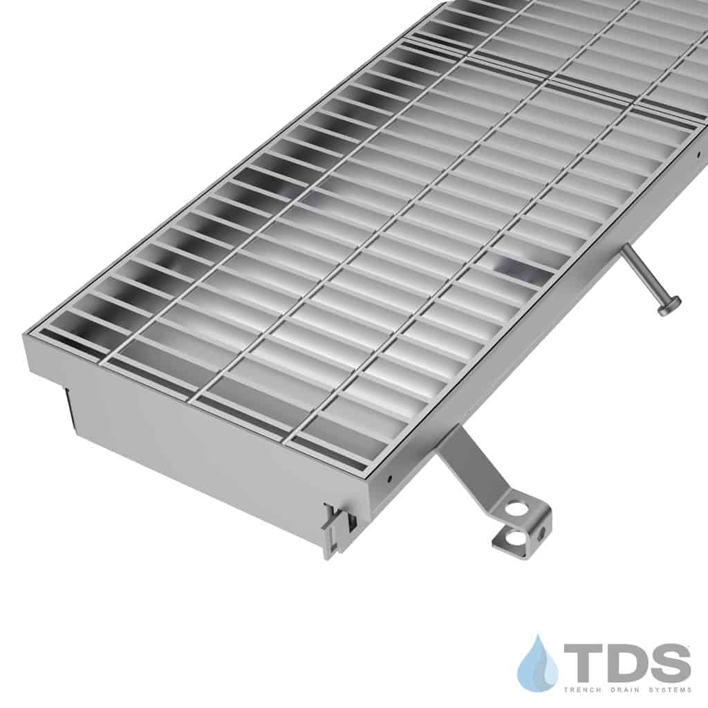 Trench•Era™ FF Series Drain System w/FG1247R 14" Wide Class C Grate ...