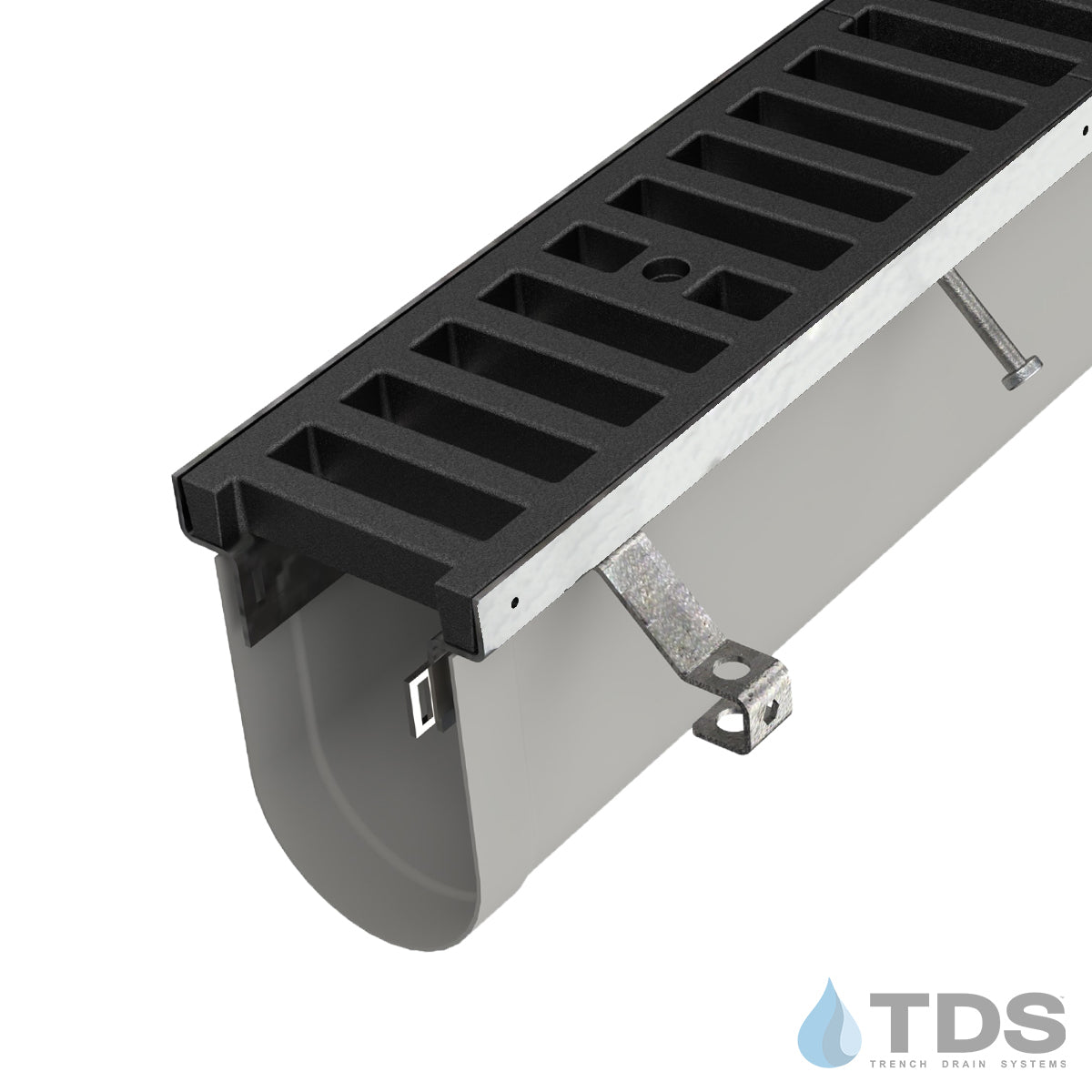 Trench•Era™ FP Series Drain System w/DG3041D 8" Wide Class F Grate - H ...