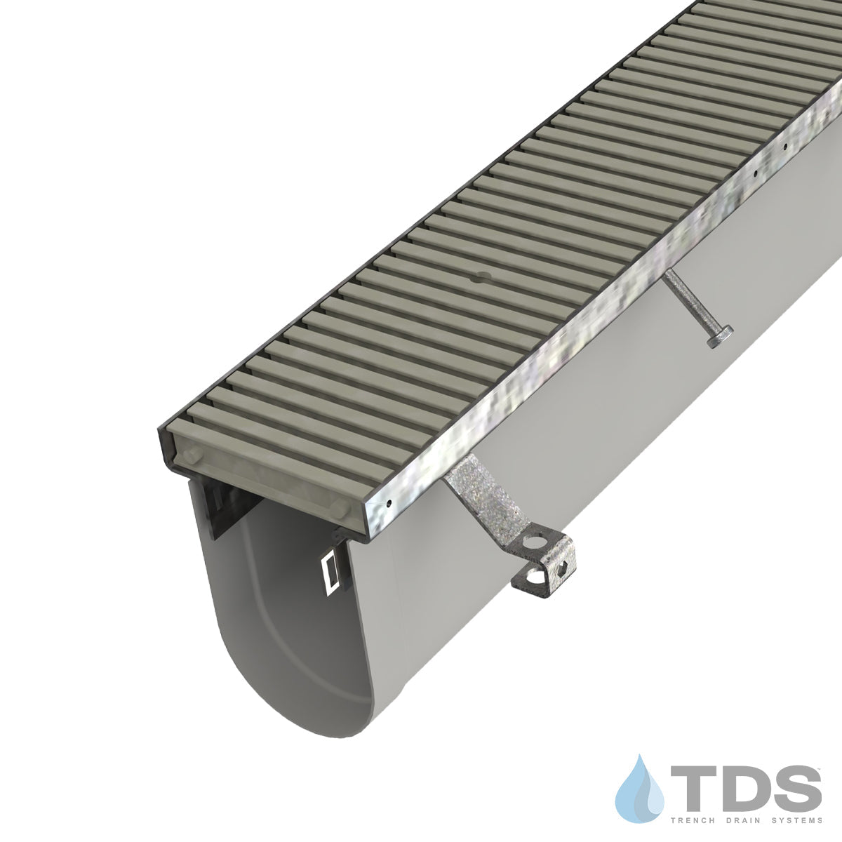 Trench•Era™ FP Series Drain System w/DG3044 8" Wide VE Fiberglass I-BA ...