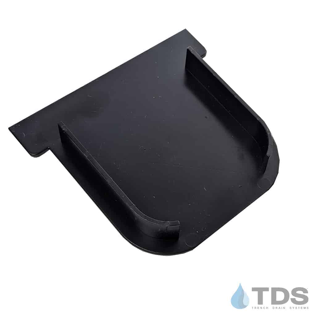 HYDRO-CE End Cap for HYDROPLUS Driveway Drain - Black – Drainage Kits