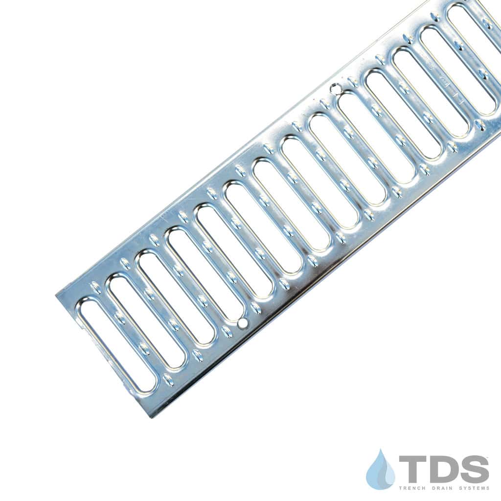 NDS 254 Galvanized Slotted 4" x 24" Class B Grate – Drainage Kits