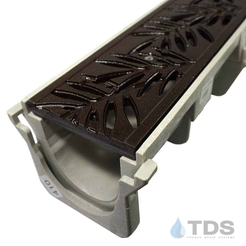 NDS Dura Slope Kit with Iron Age Locust 6" Grate - BoOF – Drainage Kits