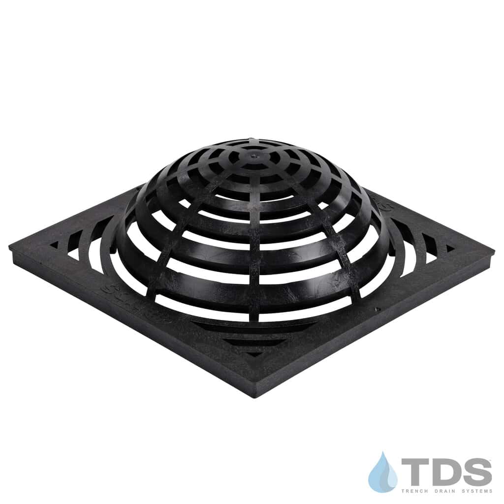 NDS 1881 Atrium HDPE 18" X 18" Grate - BLACK – Drainage Kits
