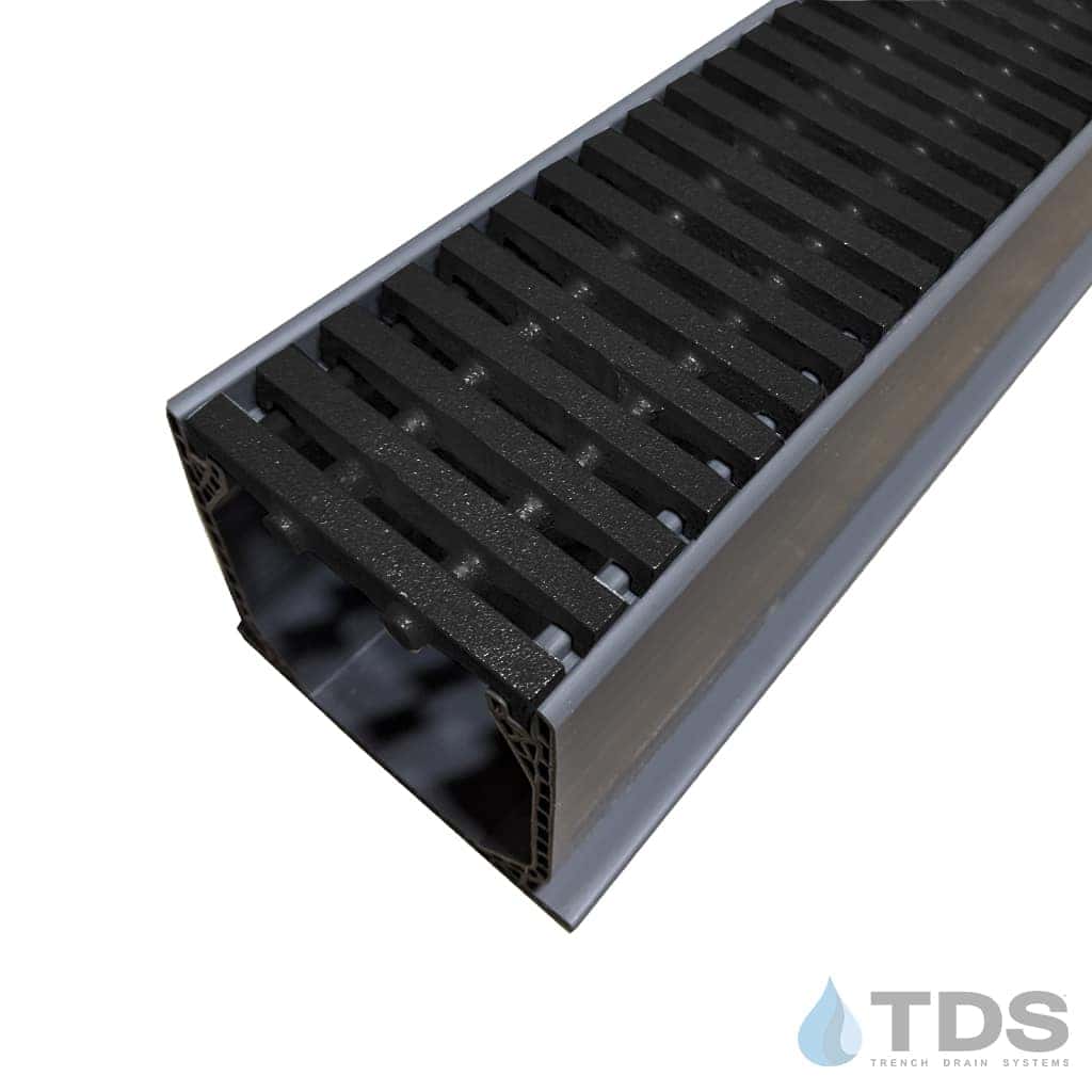 NDS 3" Gray Mini Channel Kit with TDS Bronze Age Pedreda Grate - Ducti ...