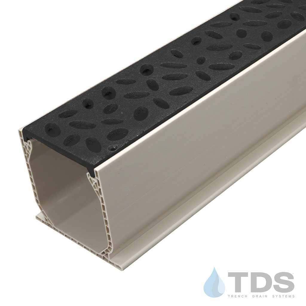 NDS 3" Sand Mini Channel Kit with TDS Bronze Age Rain Drop Grate - Duc ...