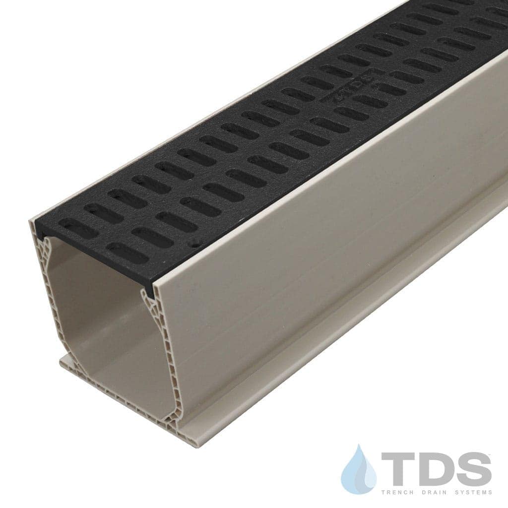 NDS 3" Sand Mini Channel Kit with TDS Bronze Age Slotted Grate - Ducti ...