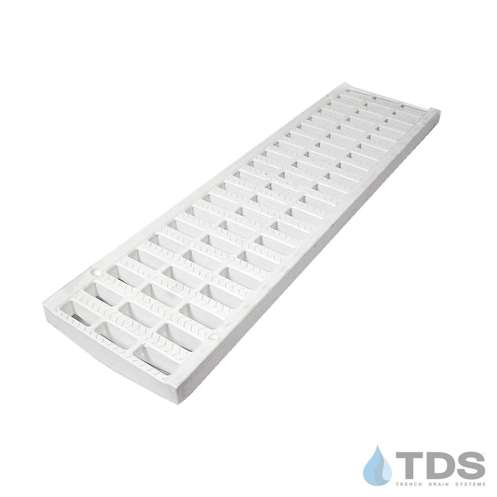NDS 819 Class B ADA Compliant Light Traffic HDPE 5" x 20" Grate - WHIT ...