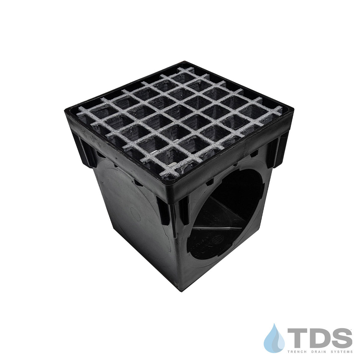 NDS® 9" Catch Basin Kit with Fiberglass Micro Mesh Grate – Drainage Kits