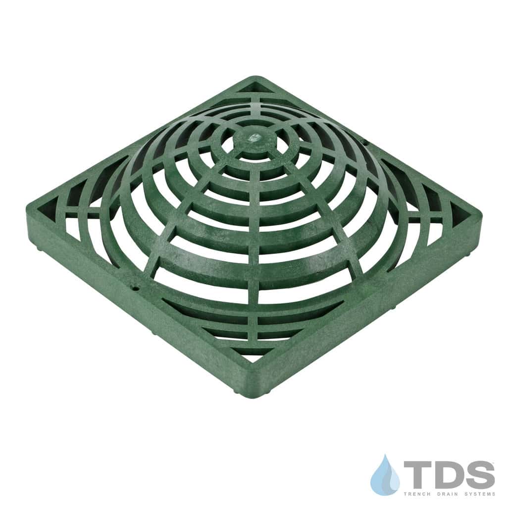 NDS 991 Atrium HDPE 9" X 9" Grate - GREEN – Drainage Kits