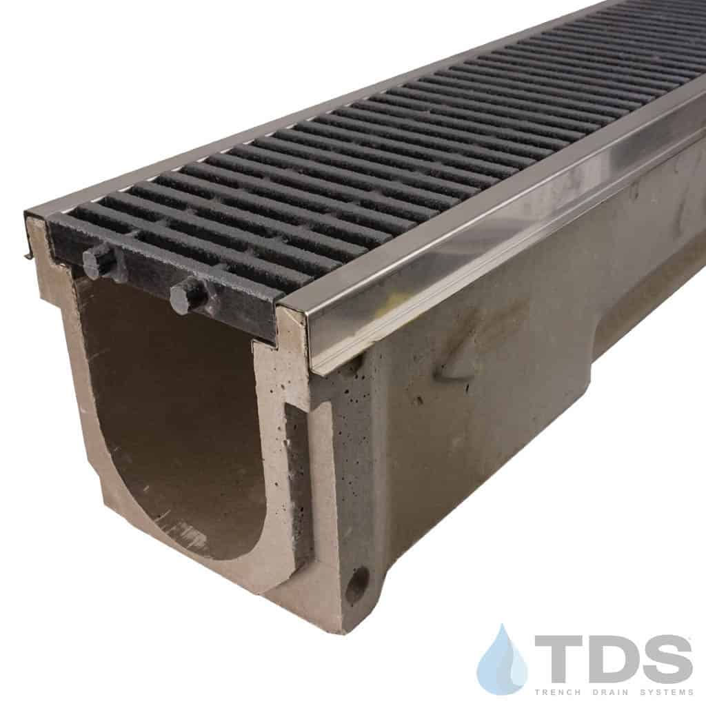 POLYCAST 600 Series Kit w/FG0644SP Fiberglass Grate & Stainless Edge ...