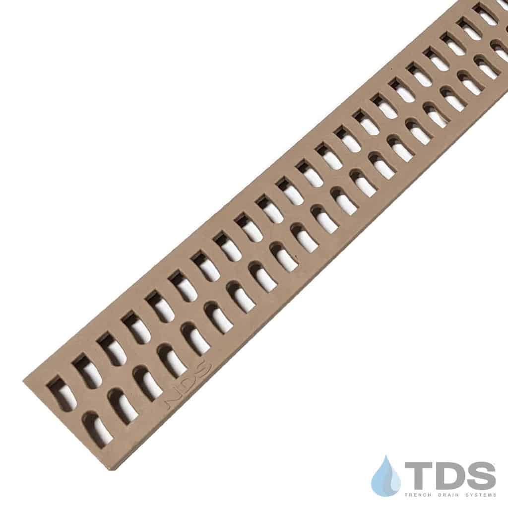 NDS Slim Channel 9242 Class A Plastic Slotted 2" x 36" Grate - SAND ...