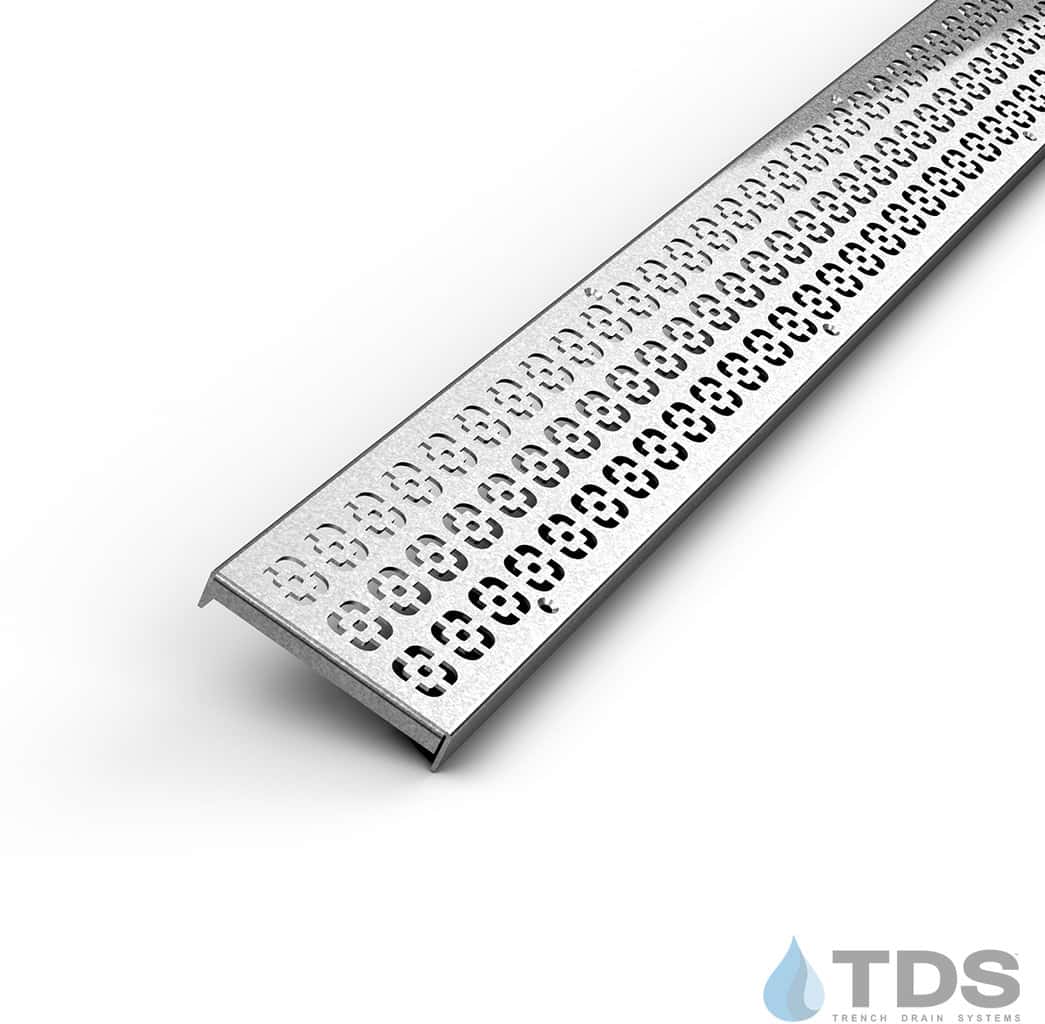 Bronze Age TDS-DECO-0448 Galvanized Steel 4.09" x 48" (Nominal) Grate ...