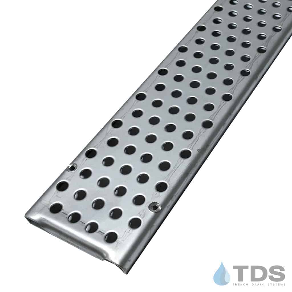 Perforated 316 Stainless Steel Grate 3″x12″ Load Class B – Drainage Kits
