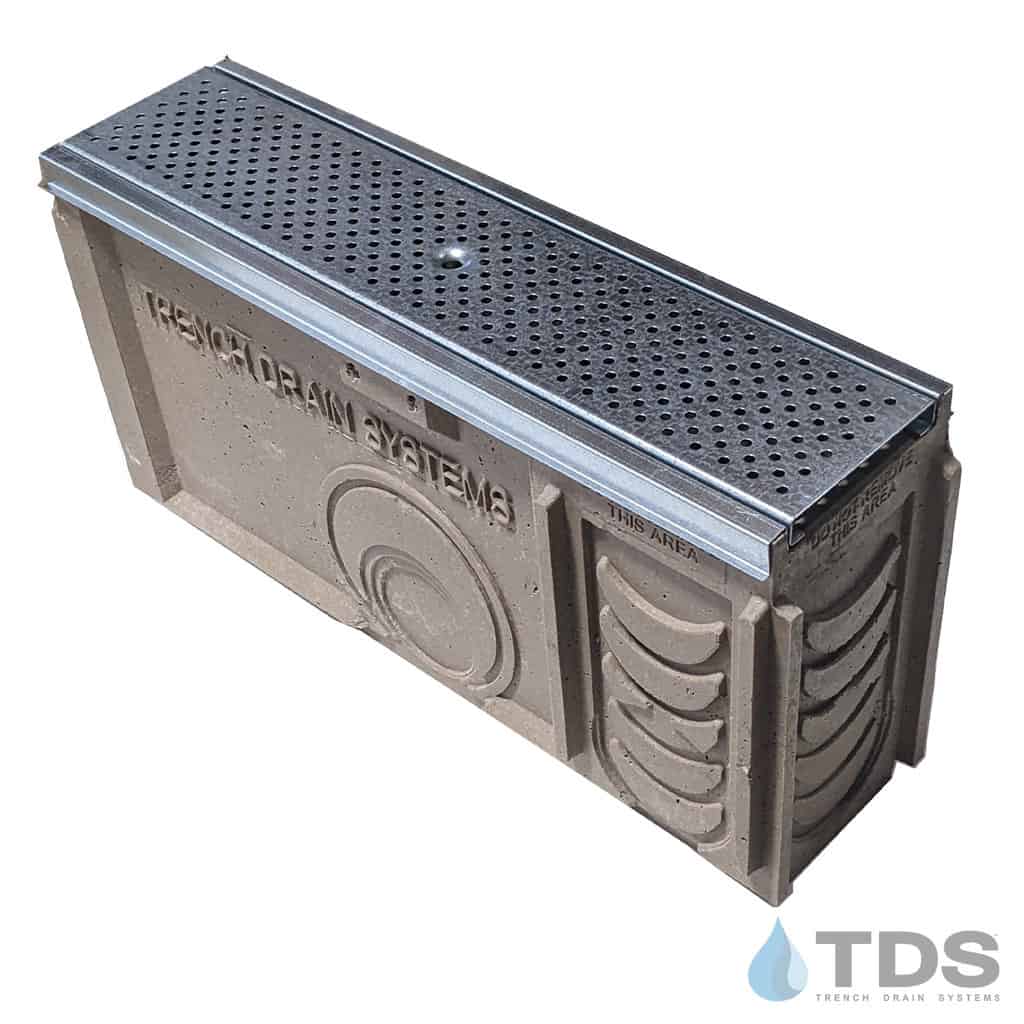 TP0650S (Shallow) Catch Basin Kit w/ DG0646H & Galvanized Edge for POL ...