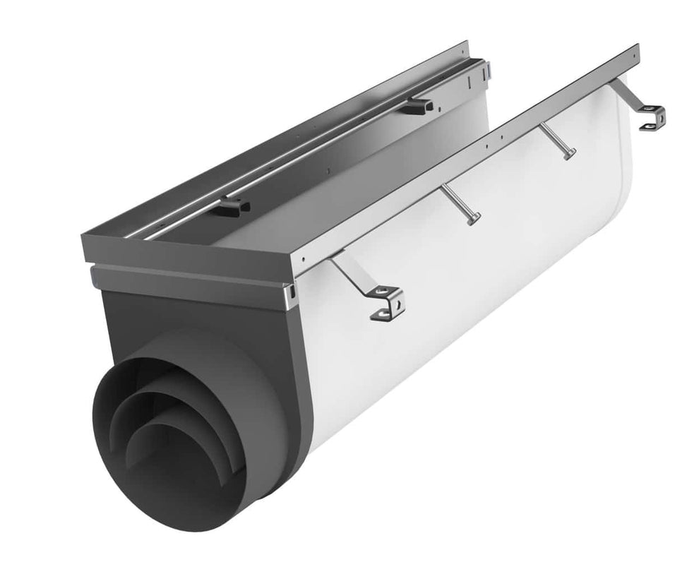 Trench•Era™ FP Series Drain System w/DG3041D 8" Wide Class F Grate - H ...