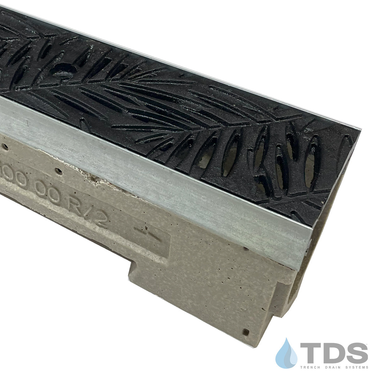 ULMA U100KX Drain Channel kit w/Bronze Age™ Fern Grate-RAW – Drainage Kits