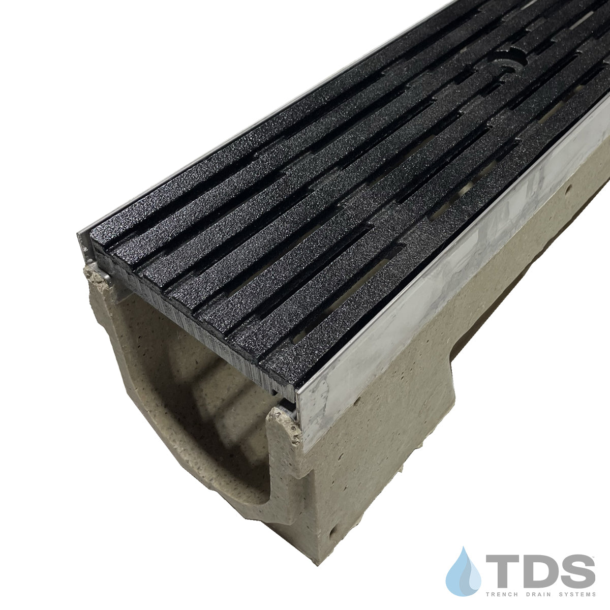 ULMA U100KX Drain Channel kit w/Bronze Age™ BARS Grate-RAW – Drainage Kits